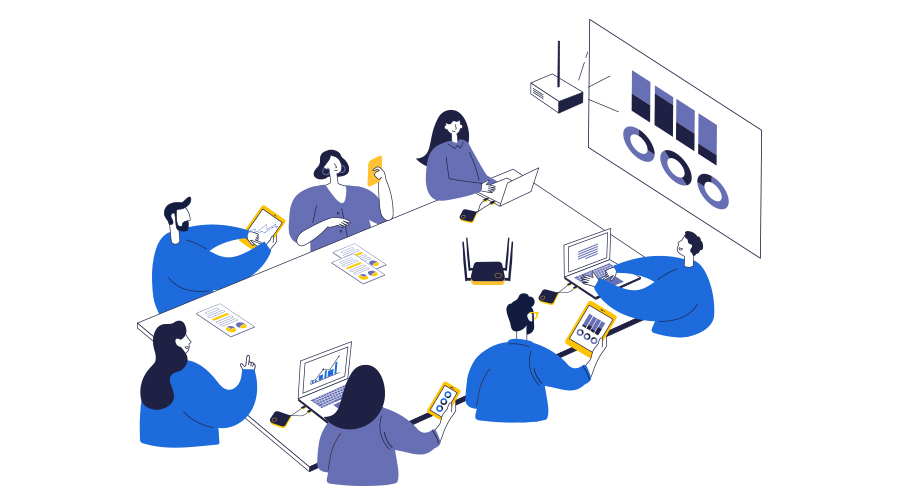 Why every meeting room needs split-screen technology post COVID-19?