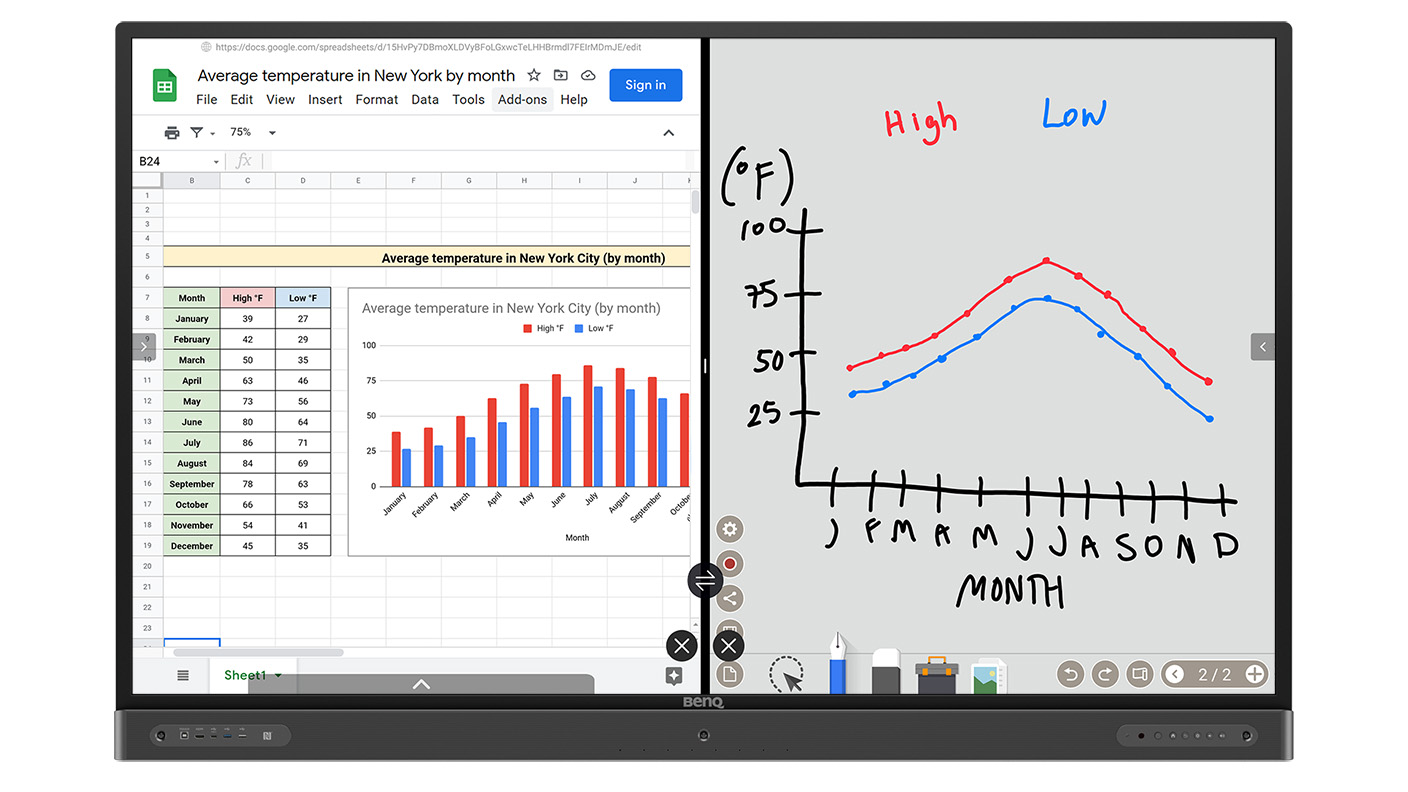 Class Activities with Google Sheets on BenQ Boards | BenQ Education EU