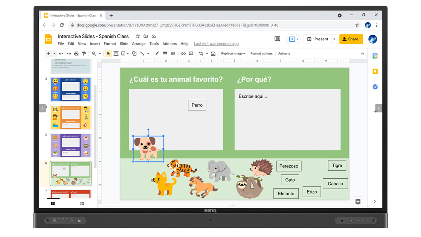 Actividades de clase con Google Slides en pizarras BenQ | BenQ ...