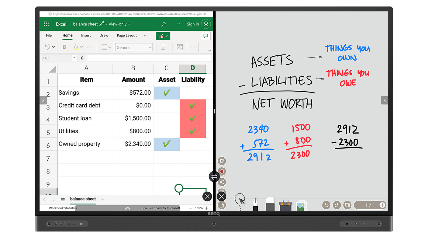 Class Activities with Microsoft Excel on BenQ Boards | BenQ Education UK